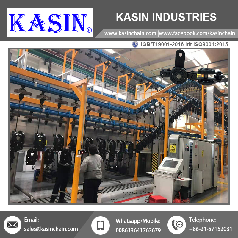 Inverted Monorail Conveyor System for Spiral Chains Conveyor Machine ...