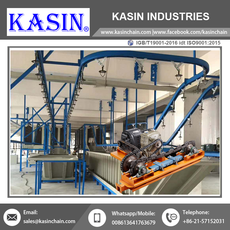 Inverted Monorail Conveyor System for Spiral Chains Conveyor Machine ...